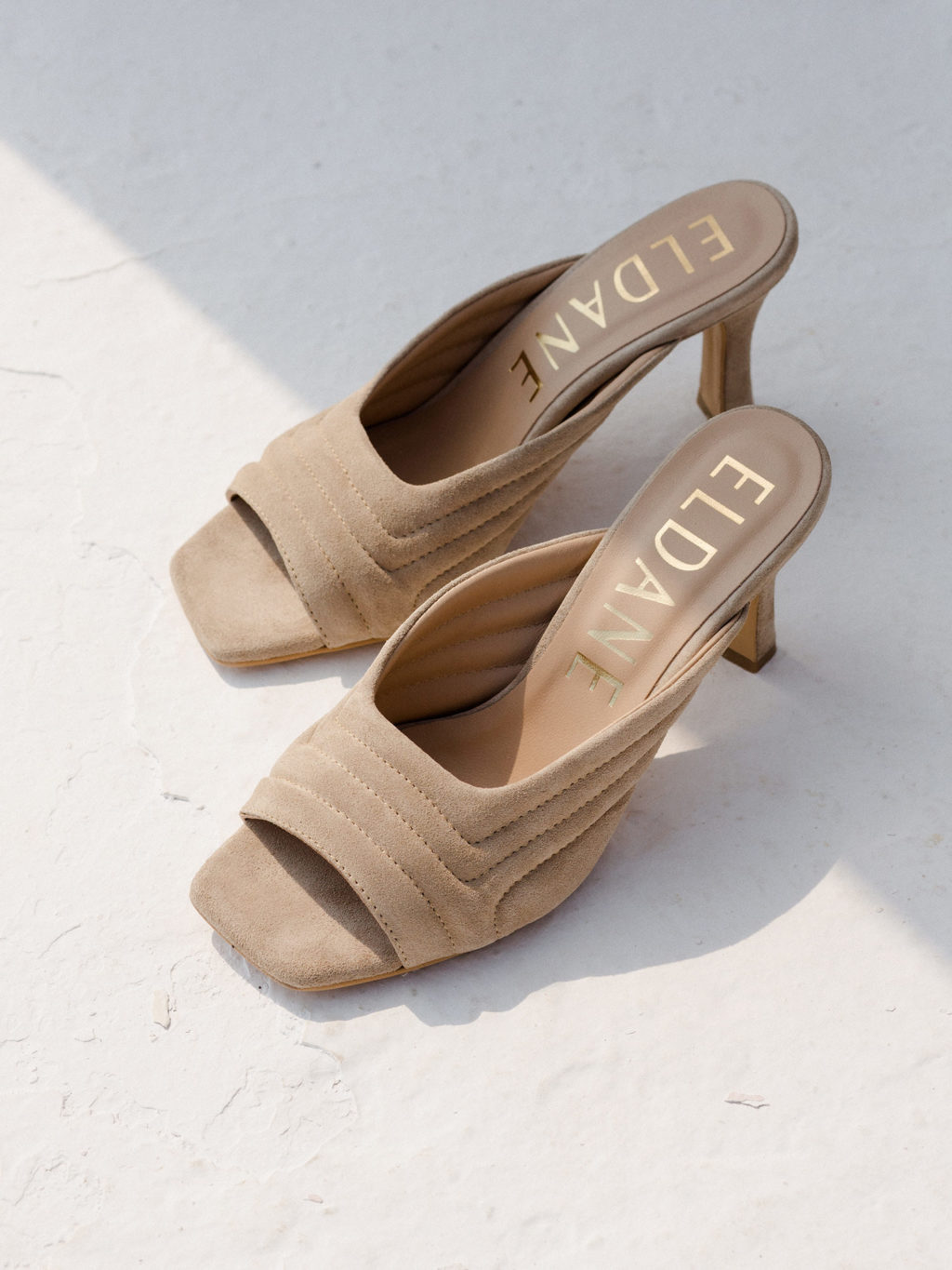 Chloe Sand Mules Beige Sandals | Paul Eldane - International